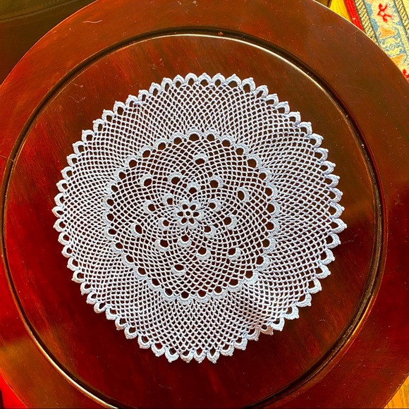 Accents | Vintage Lace Tablecloth Handmade | Poshmark